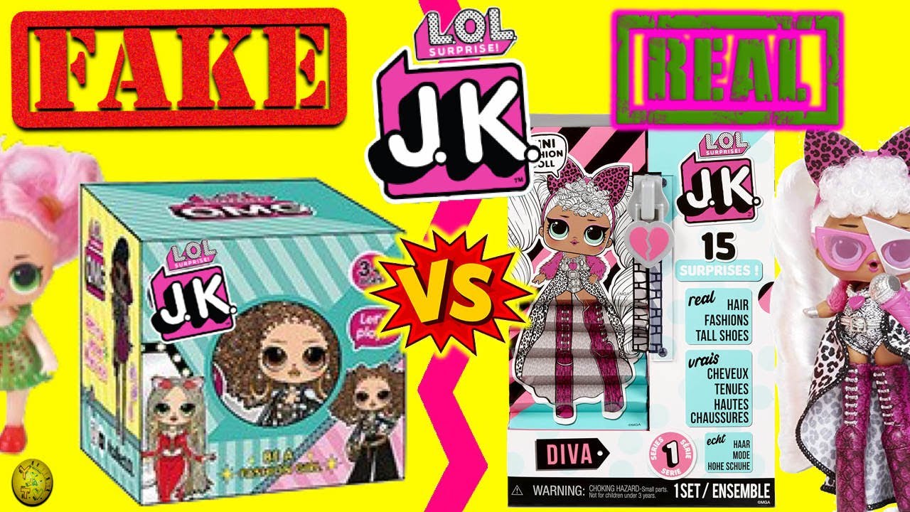Unboxing weird Fake toys! (fake lol surprise jk series Diva and Queen b ...
