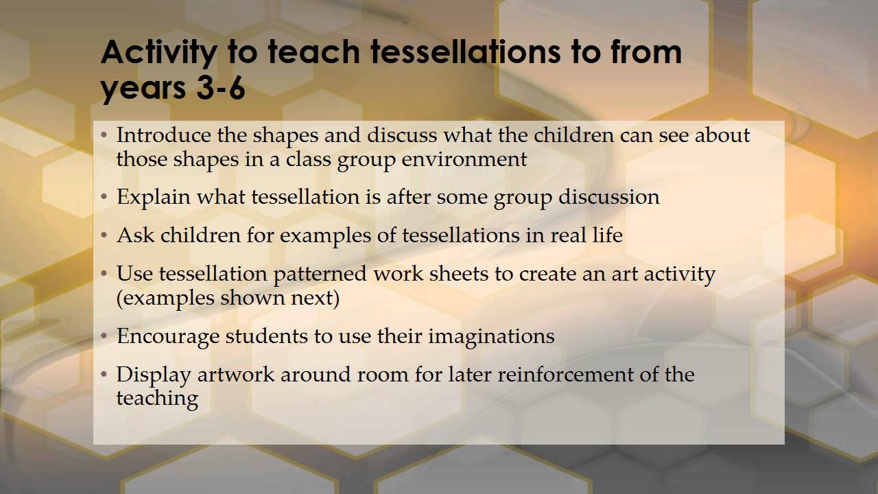 Teaching Tessellations to Primary Students - YouTube