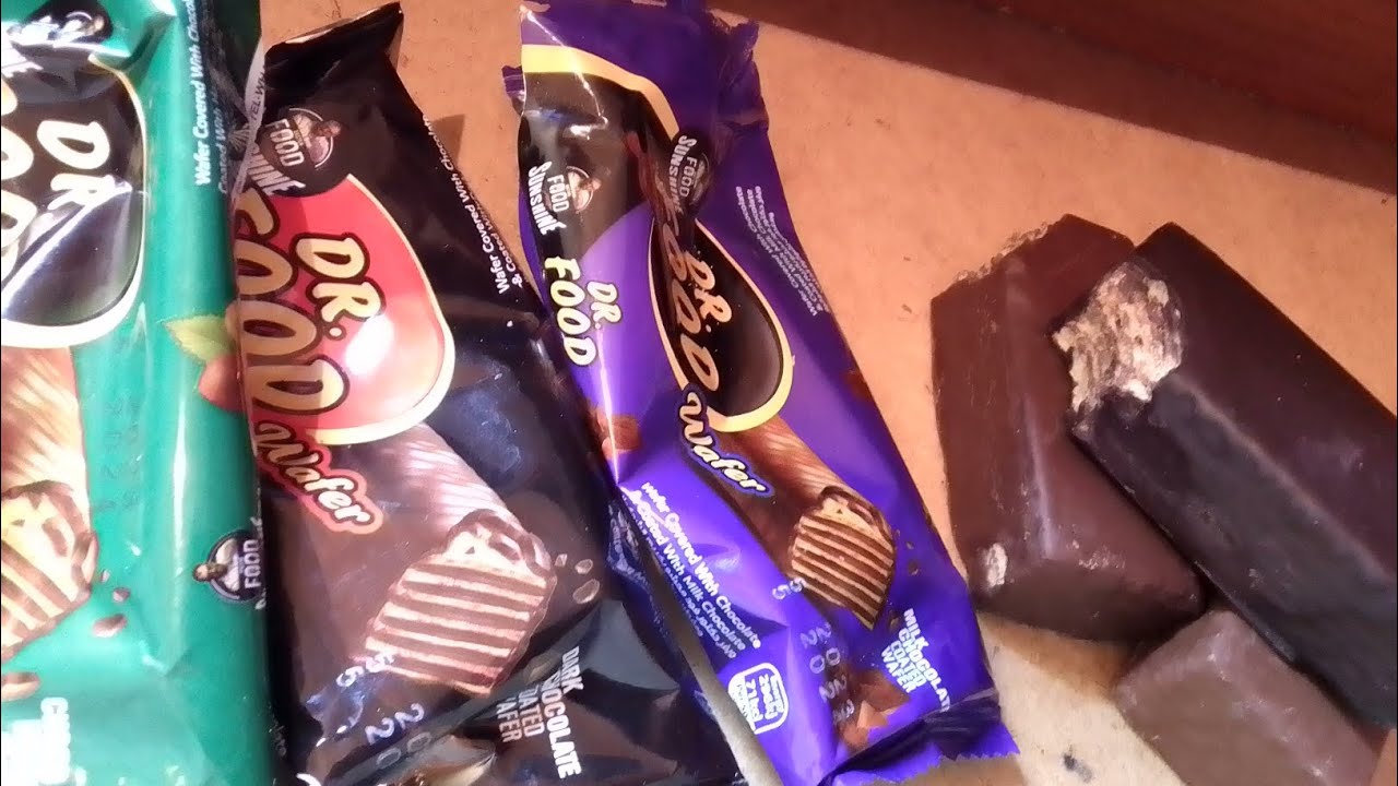 تقييم نكهات Dr Food Wafer #تقييم_اكل #اشترك_بالقناة #شوكولاتة ...