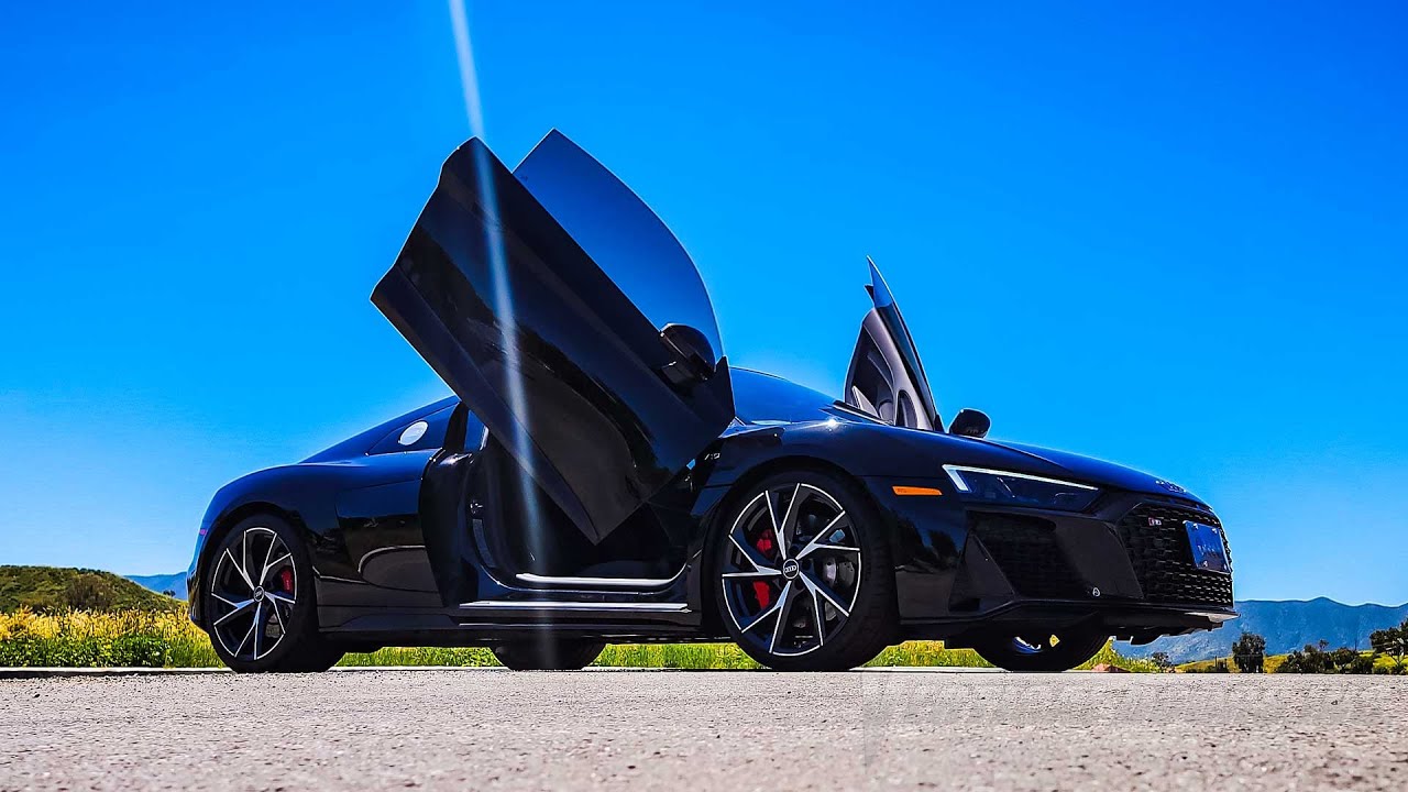 Lambo Doors on an Audi R8 V10 4S 2nd Gen Manufactured and Installed by ...