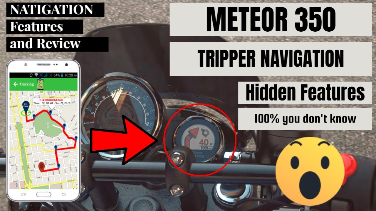 Royal Enfield Meteor 350 | Tripper Navigation features & Review | 😎😎😎 ...