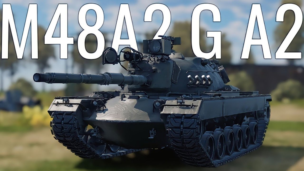German Medium Tank - M48A2 G A2 Gameplay | War Thunder Mobile - YouTube