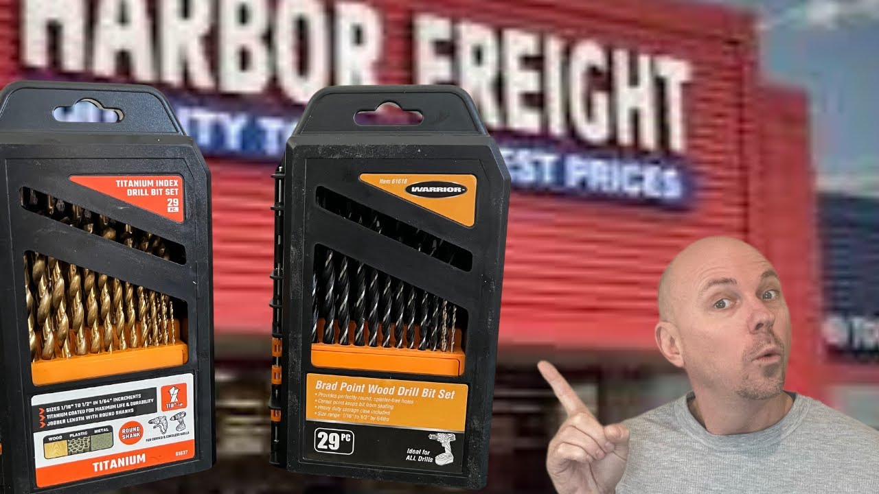 Harbor Freight Drill Bits (are they worth it) - YouTube