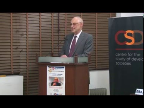Andrew J. Nathan at CSDS, 10th Giri Deshingkar Memorial Lecture - YouTube