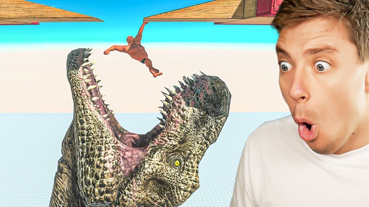 Reacting To ANIMALS vs T-Rex head - YouTube