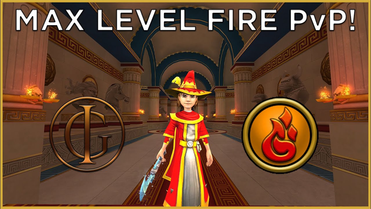 Wizard101 MAX LEVEL FIRE PvP [170] - Battling My DECK! - YouTube