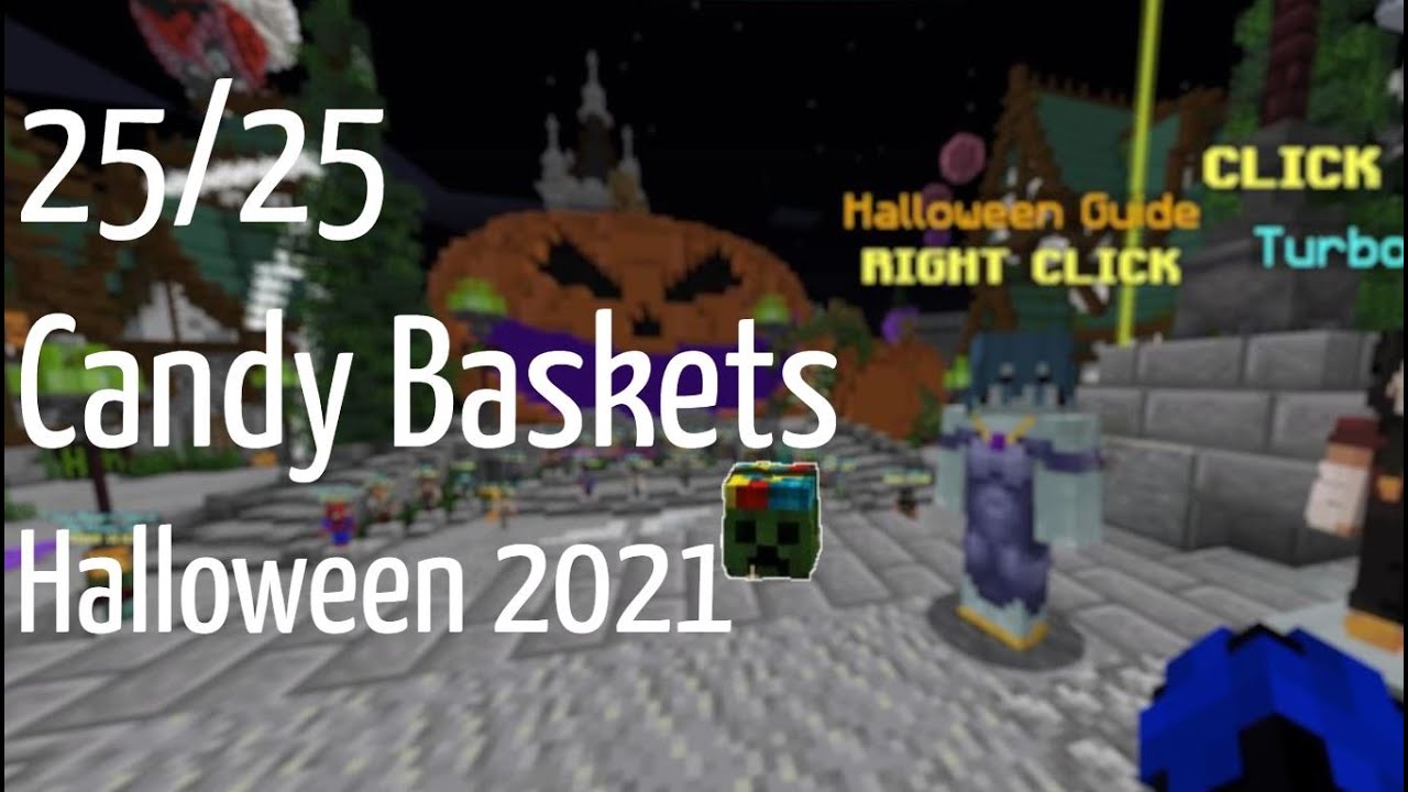 Alle Candy Basket Positionen Halloween 2021 [25/25]! Hypixel Tutorial ...