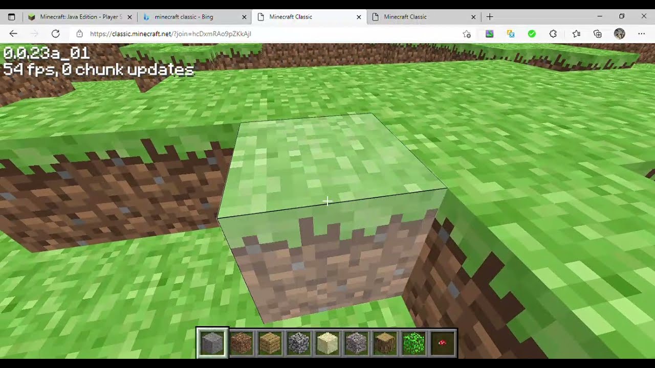 Como Jugar al Minecraft Classic en tu navegador web - YouTube