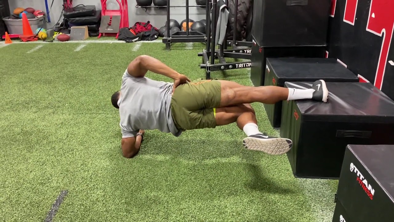 Bench Adductor iso-holds - YouTube