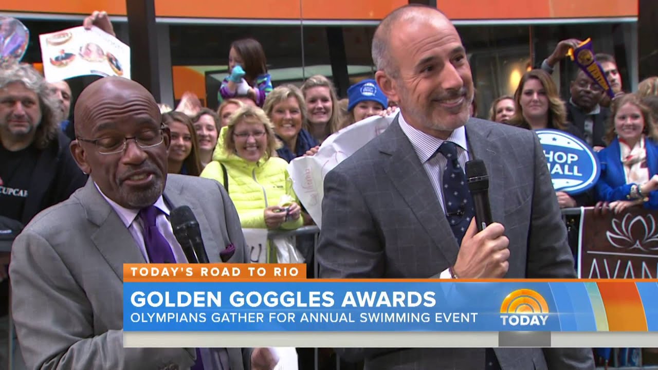Olympic Swimmers Golden Goggle Awards | TODAY - YouTube