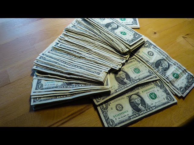 Stack Of 1 Dollar Bills