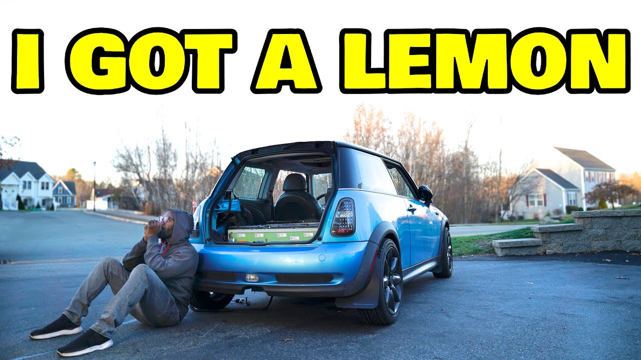 Trying to get our Budget DIY Electric Mini Cooper Running - YouTube