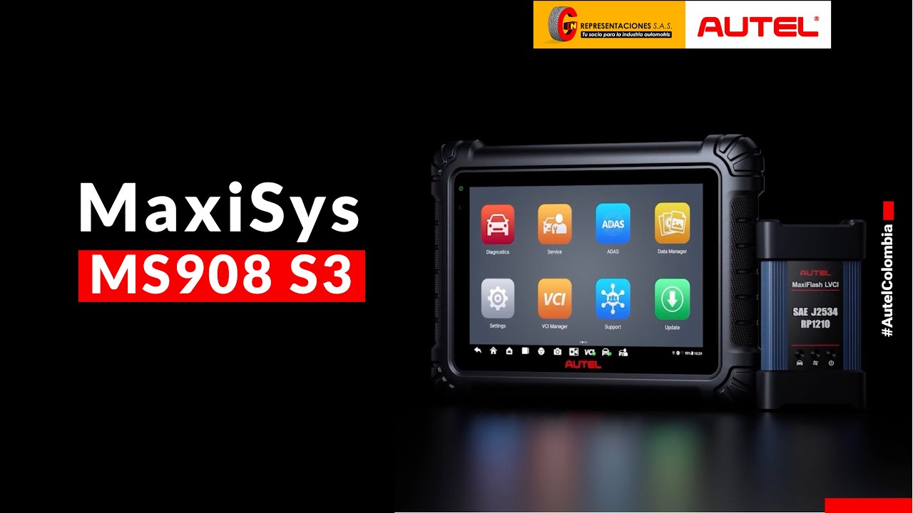 MaxiSys MS 908 S3 Autel - YouTube