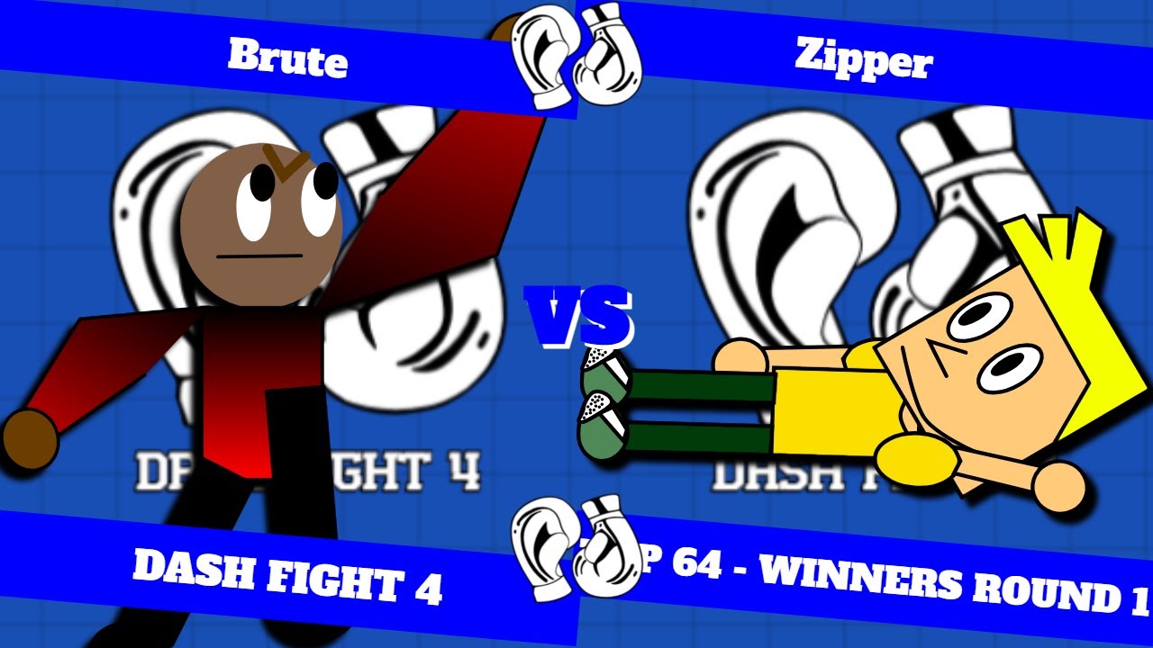 Dash Fight 4 - Brute Legendary vs Zipper Zip Aaron - Heroes Singles Top ...