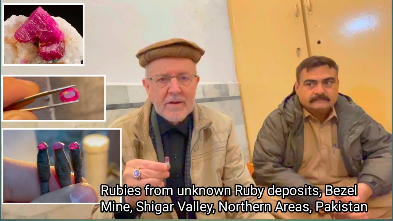 Mr. Jeffery Bergman finds Ruby from relatively unknown Ruby Deposit in Shigar valley - YouTube