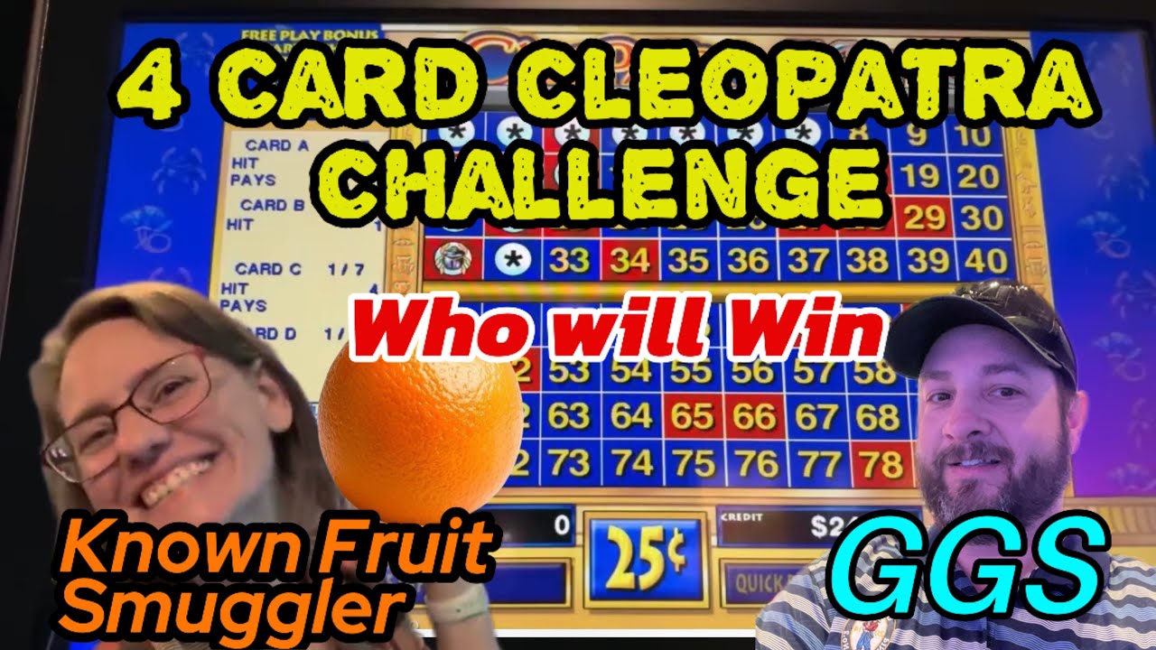 4 Card Cleopatra Keno Live Challenge! Huge Hits! Quadruple Bonus! Super ...
