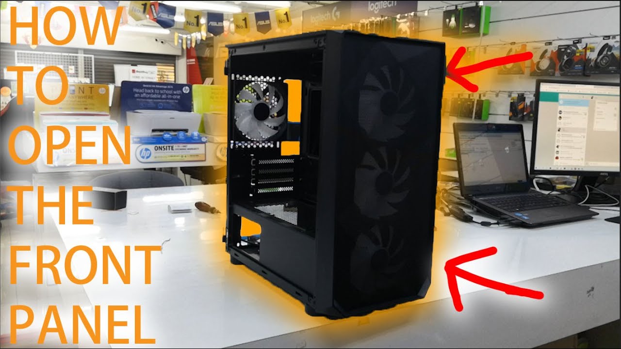 【老吉laoji】 HOW TO OPEN THE FRONT PANEL PC CASE / 怎樣打開機殼的 front panel 影片 ...