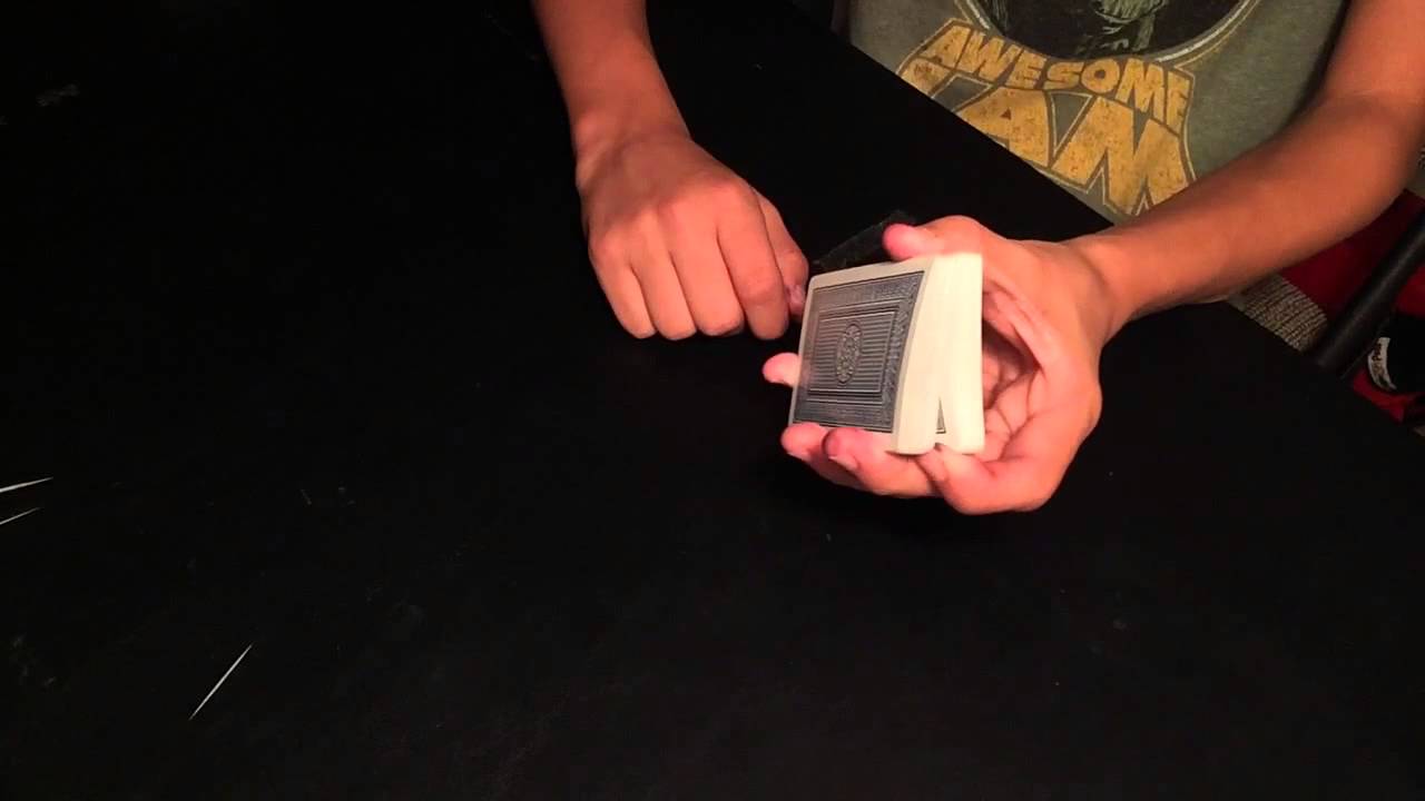 One Handed Triple False Cut Performance+Tutorial - YouTube