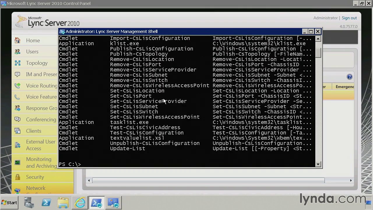 Lync 2010 Define Location Information Service LIS locations part65 ...