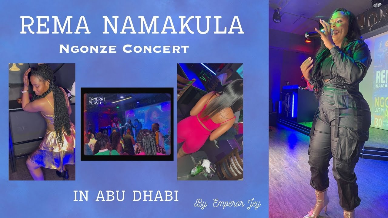 Rema Namakula in Ngonze Concert Abu Dhabi #1k #ugandanmusic #new #2023 ...