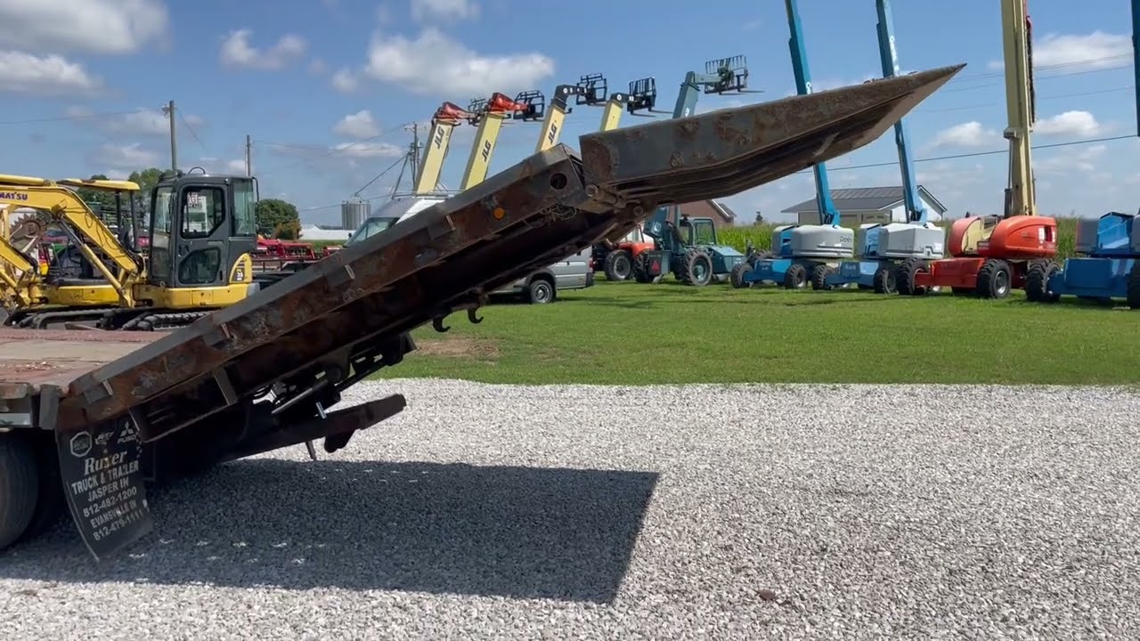 LOT 416 Ledwell Hydro Tail Trailer - YouTube