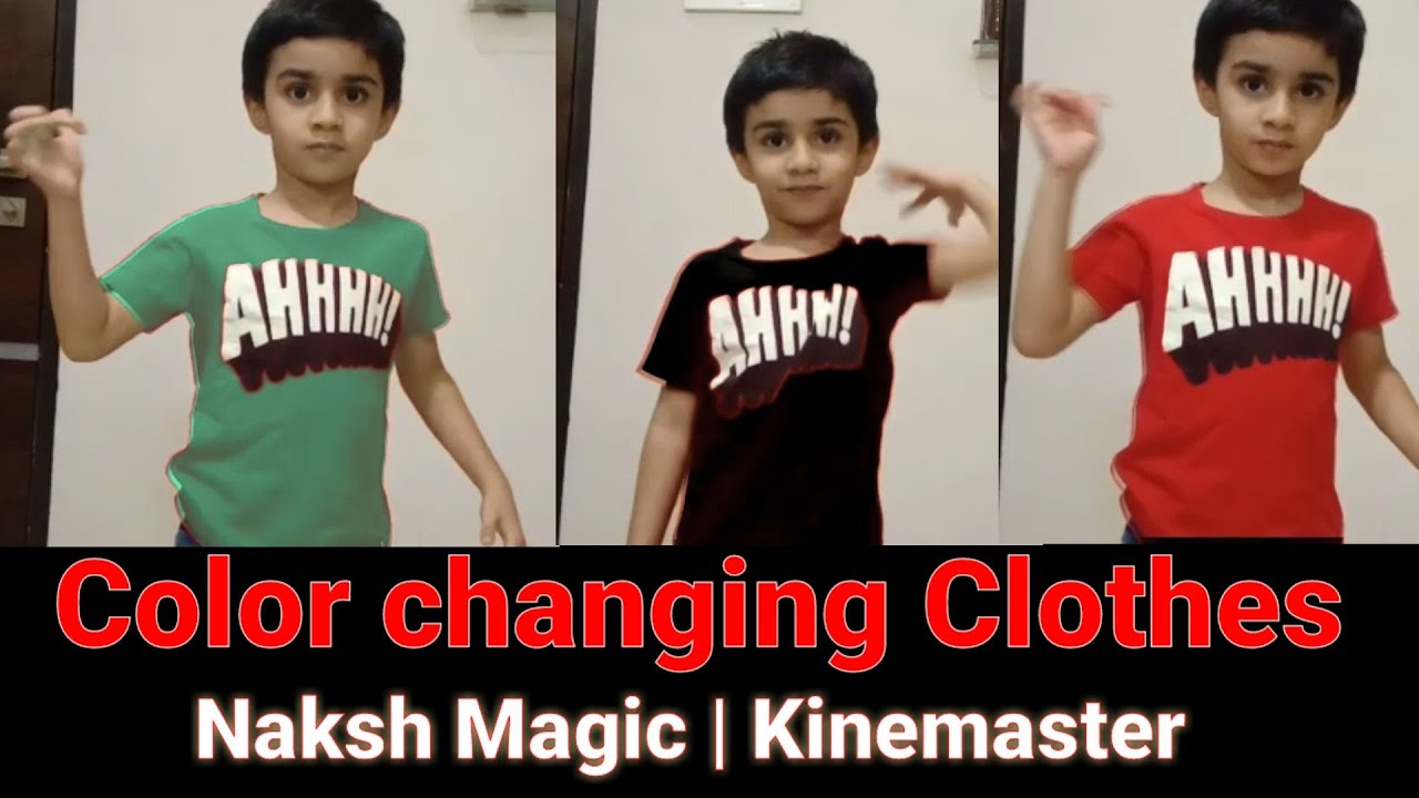 Unlimited Color Changing Clothes | New Transition effect | Kinemaster ...