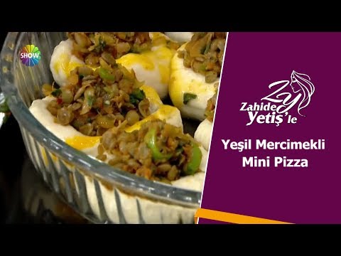Yeşil Mercimekli Mini Pizza Tarifi