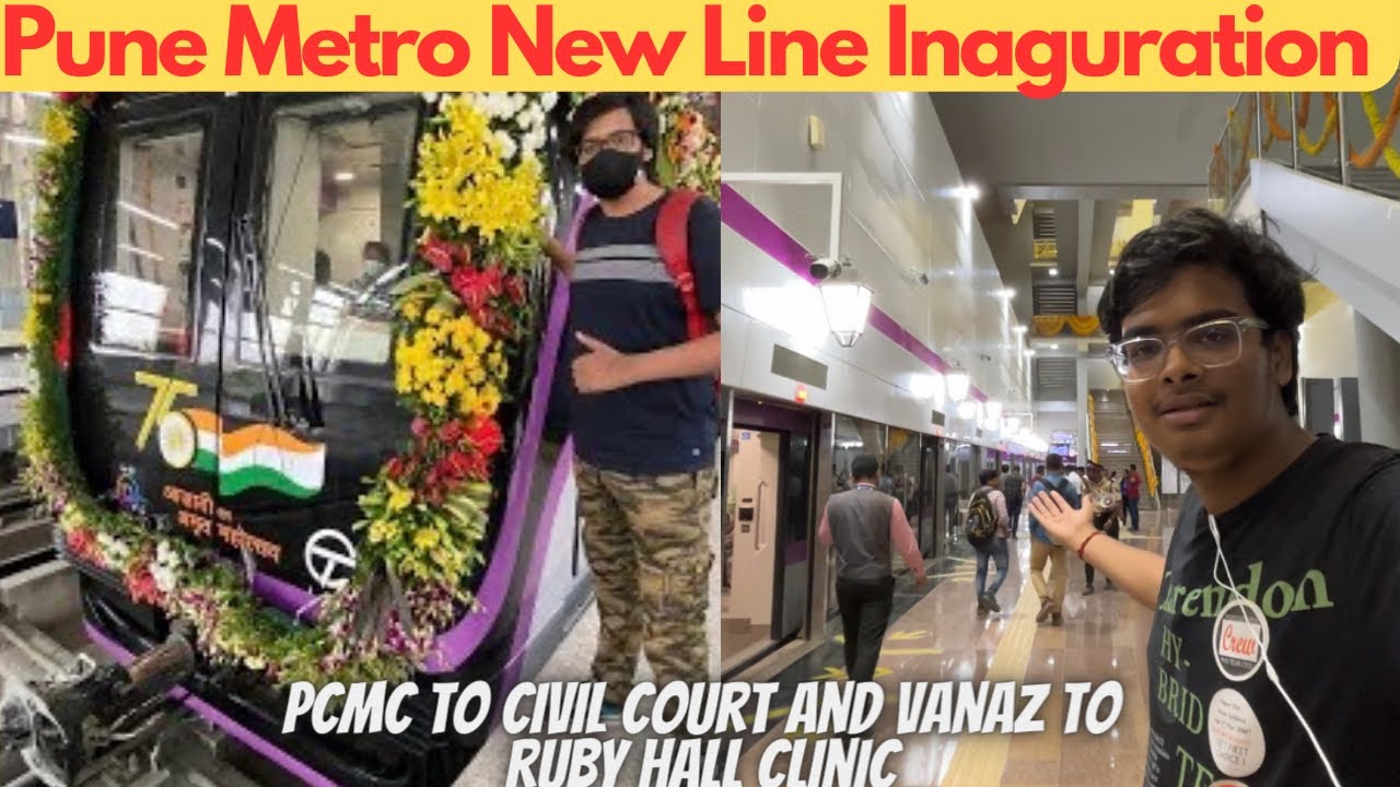 PUNE METRO NEW LINE INAUGURAL SPECIAL VLOG *Asia’s Deepest Metro ...