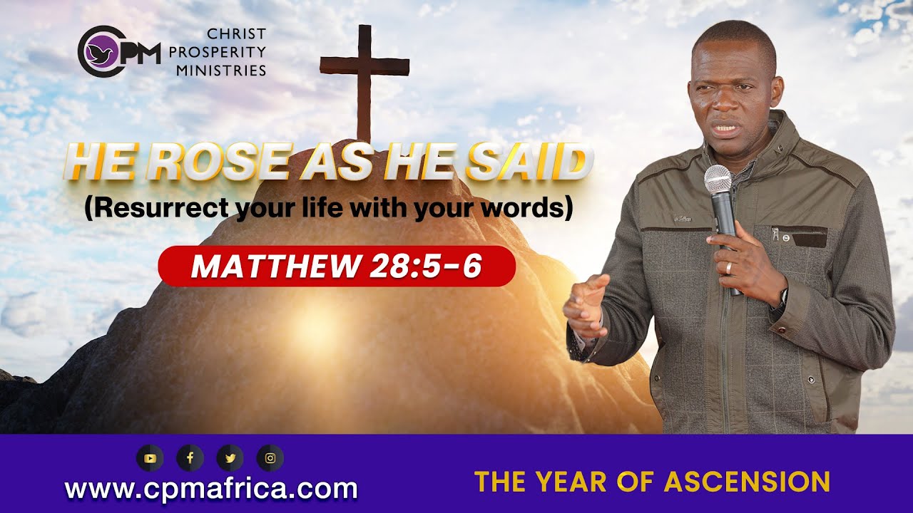 HE ROSE AS HE SAID #EASTER SUNDAY SERVICE #ASCENSION - YouTube
