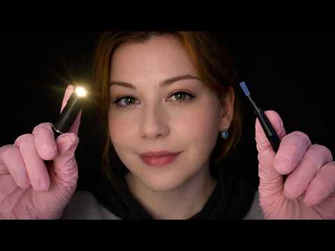 ASMR 3Dio Detailed Ear Cleaning | Minimal Talking (Otoscope + Light Inspection)