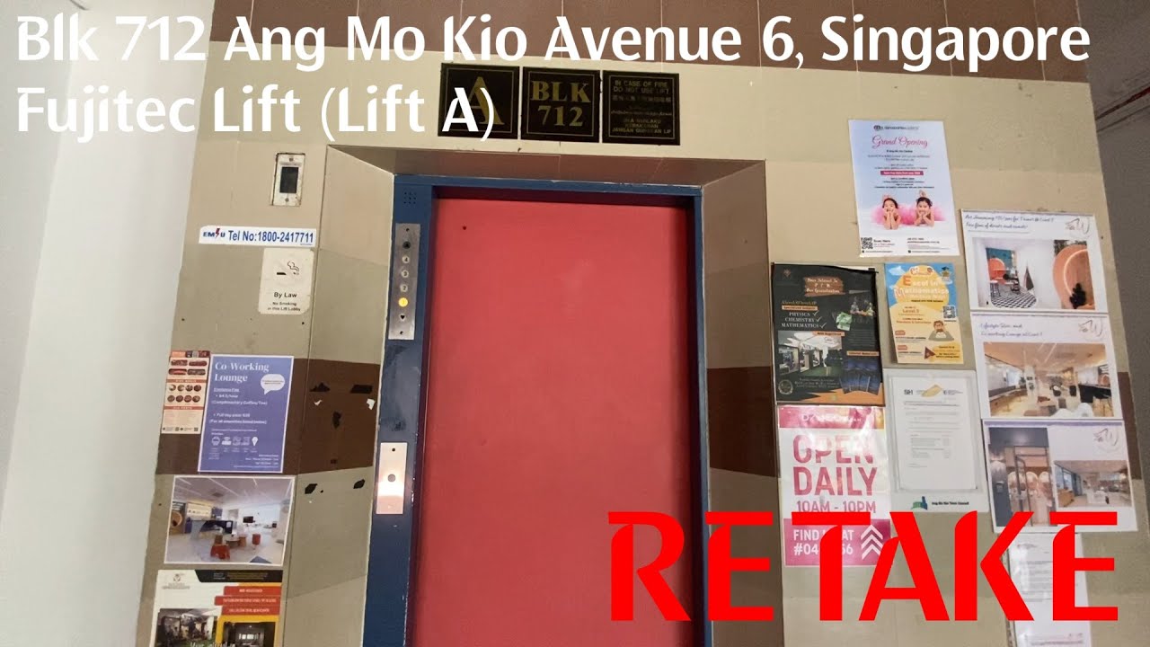 [RETAKE] Blk 712 Ang Mo Kio Avenue 6, Singapore - Fujitec Lift (Lift A ...