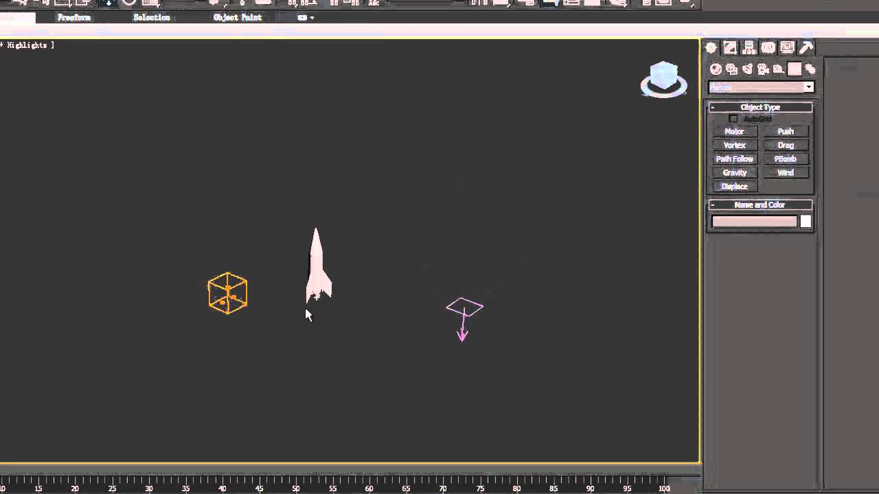 3ds Max 2011 Special Effect Particle System Binding with Gravity - YouTube
