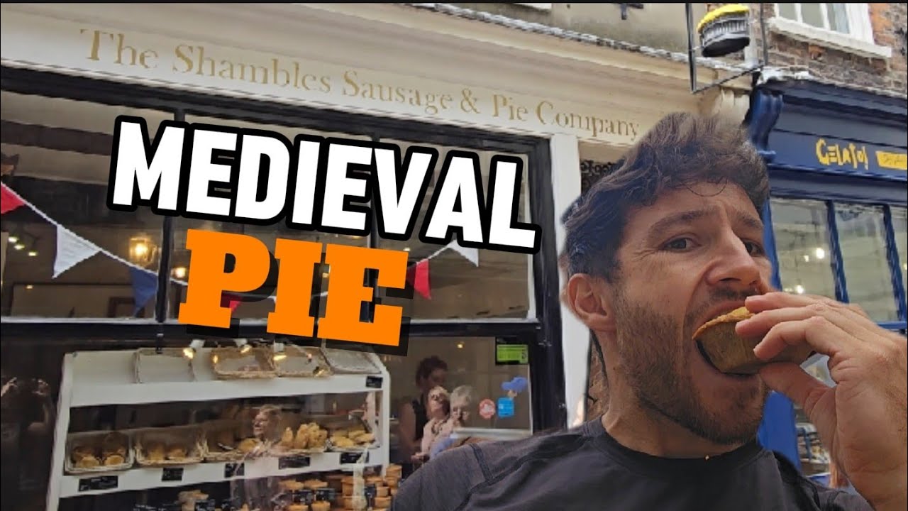 A PIE ON YORK'S MEDIEVAL SHAMBLES! UK Pie hunt 🥧 - YouTube