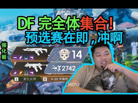 【Apex DF_皮特】DF完全體的壓制力，獵排强度太低，隨便打打根本不需要溝通~催化姬14殺 - YouTube