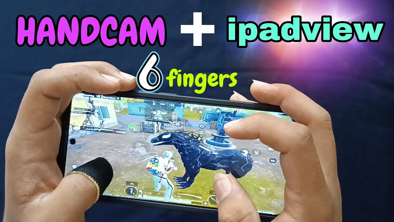 HANDCAM+ipadview!!! Handcam gameplay 6fingers+ipadview in Poco x6 pro ...