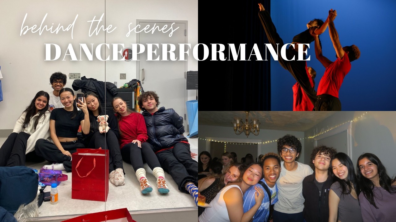 DANCE PERFORMANCE VLOG @ boston university | grwm + dance friends - YouTube