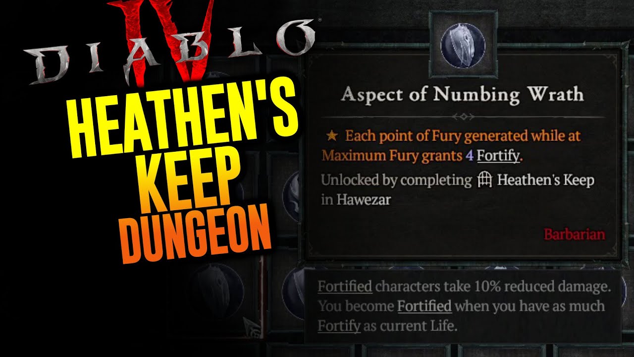 Heathen's Keep | Diablo 4 Dungeon - YouTube