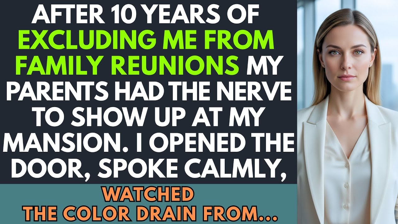 After 10 Yrs Of Excluding Me From Family Reunions My Parents Had The ...