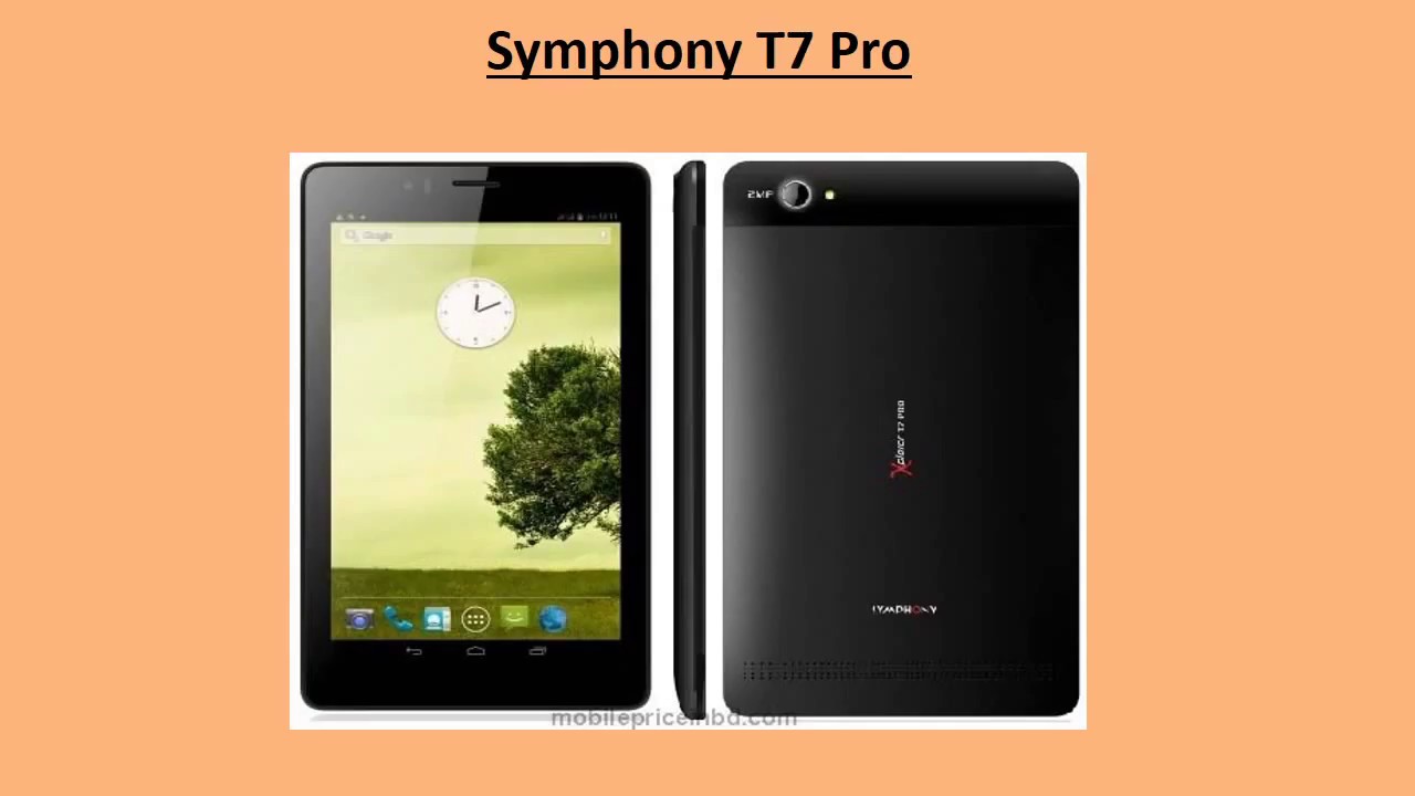 Symphony T7 Pro review video China Tab phone 7" display - YouTube