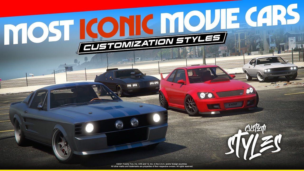 Most Iconic Movie Cars - Customization Styles in GTA Online - YouTube