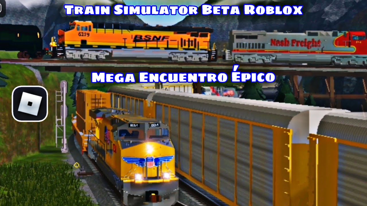 Train Simulator Beta Roblox | Encuentro De Trenes Épico 💎 - YouTube