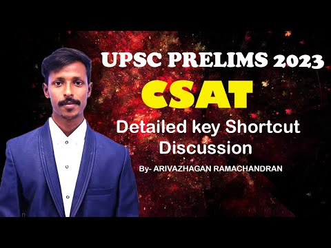 UPSC CSE CSAT 2023 Calendar Question Shortcut in Tamil by Mr ...