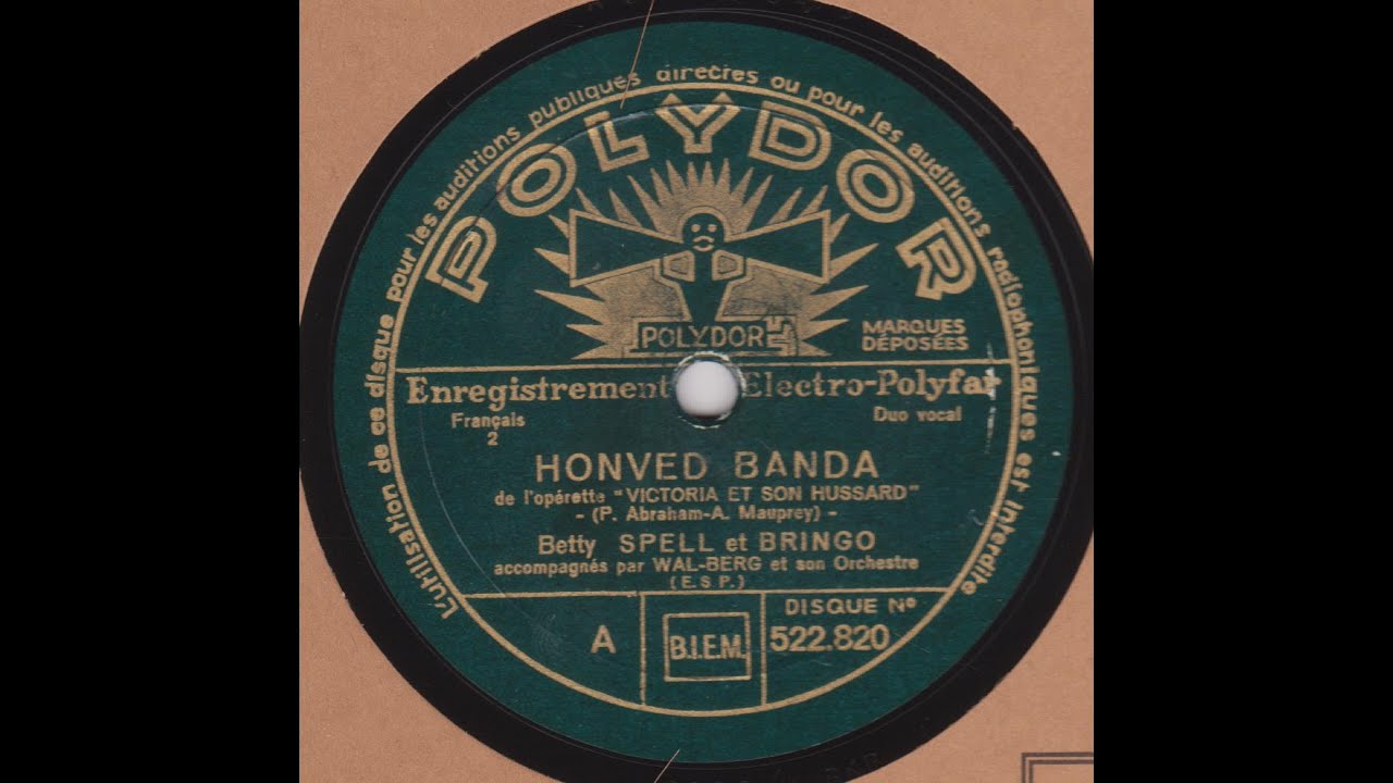 Betty Spell et Bringo " Honved Banda " 1933 - YouTube