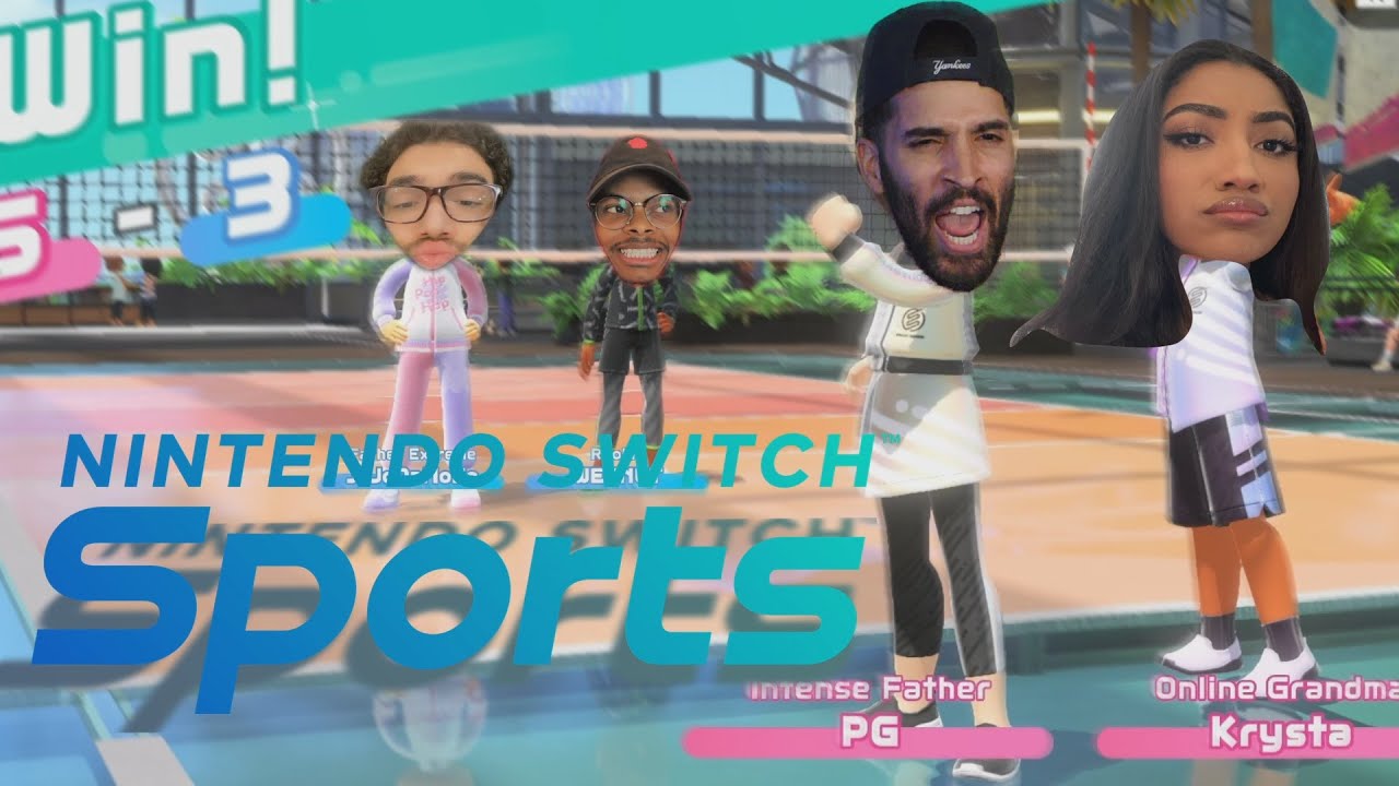 The most INTENSE toxic Volleyball match ft SomeBros | Nintendo Switch ...