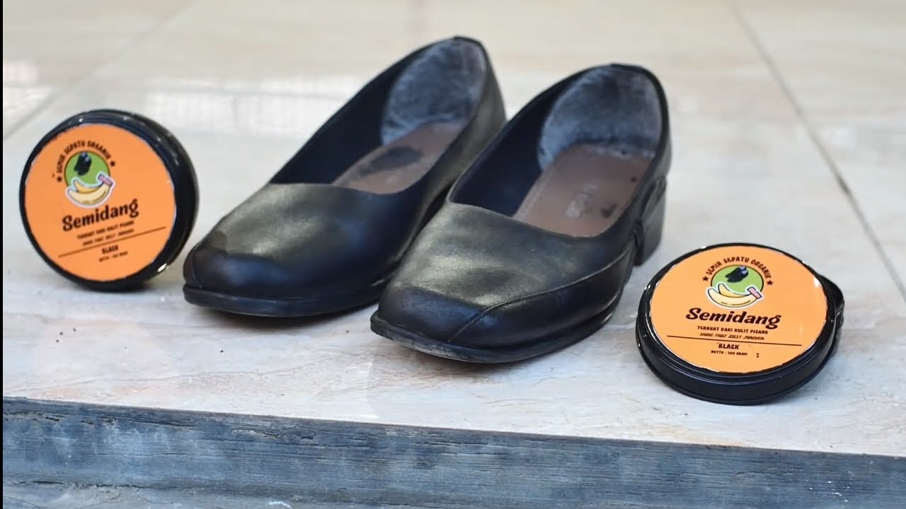 Semir Sepatu Organik Berbahan Dasar Kulit Pisang Kepok - YouTube