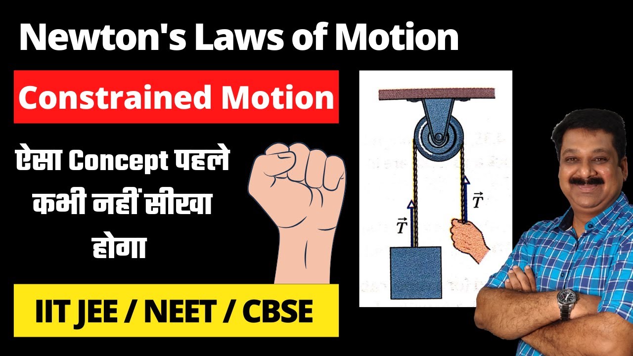 Newton's Laws of Motion, Constrained Motion, #NLM #JEE #NEET #IITJEE # ...