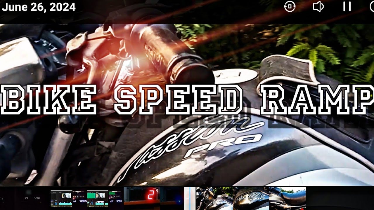 BIKE speed ramp edit - my first edit - YouTube