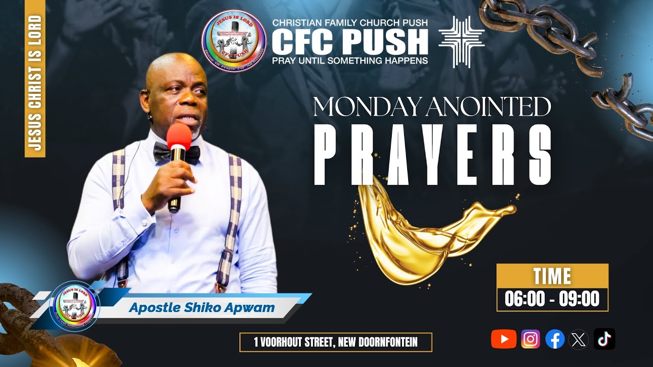 Monday Anointed Prayer | 13/01/2025 | CFC PUSH - YouTube