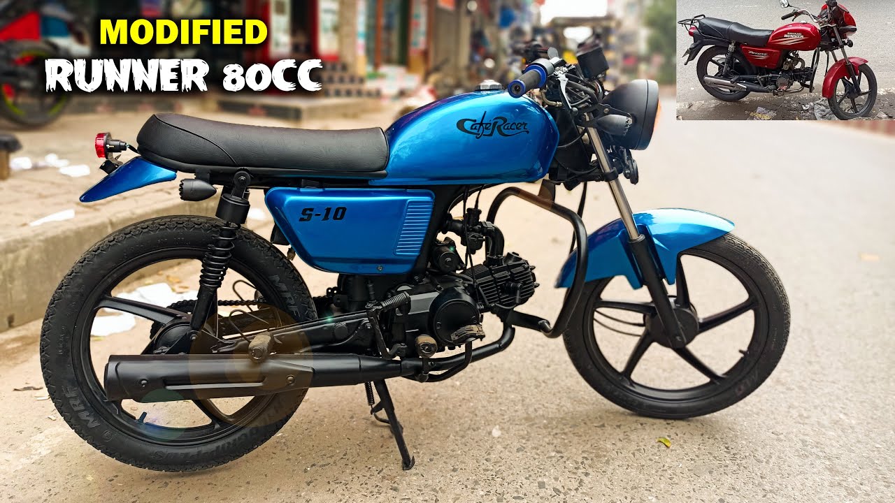 MODIFIED RUNNER DAYANG 80CC BIKE @BikeParlour - YouTube
