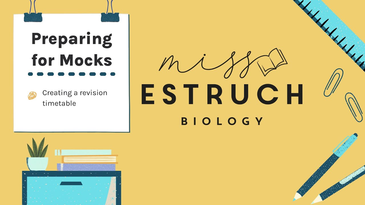 Prepare for Mocks: How to Create a Revision Timetable for study leave ...